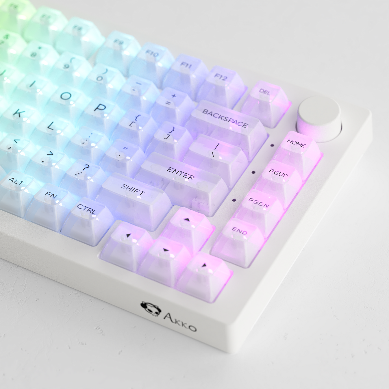 AKKO ASA CLEAR KEYCAP SET (SHINE THROUGH) – beaverkeys